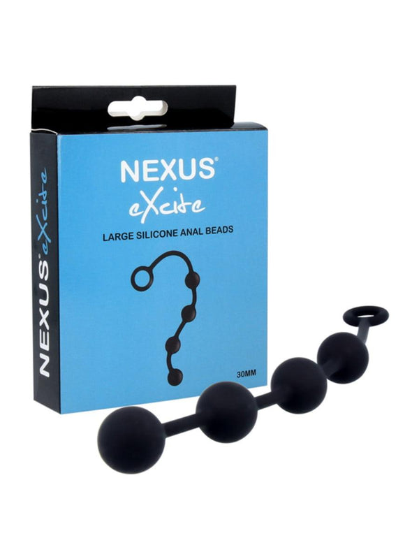 Nexus Excite Large Silicone Anal Beads Sexy Devil 8987